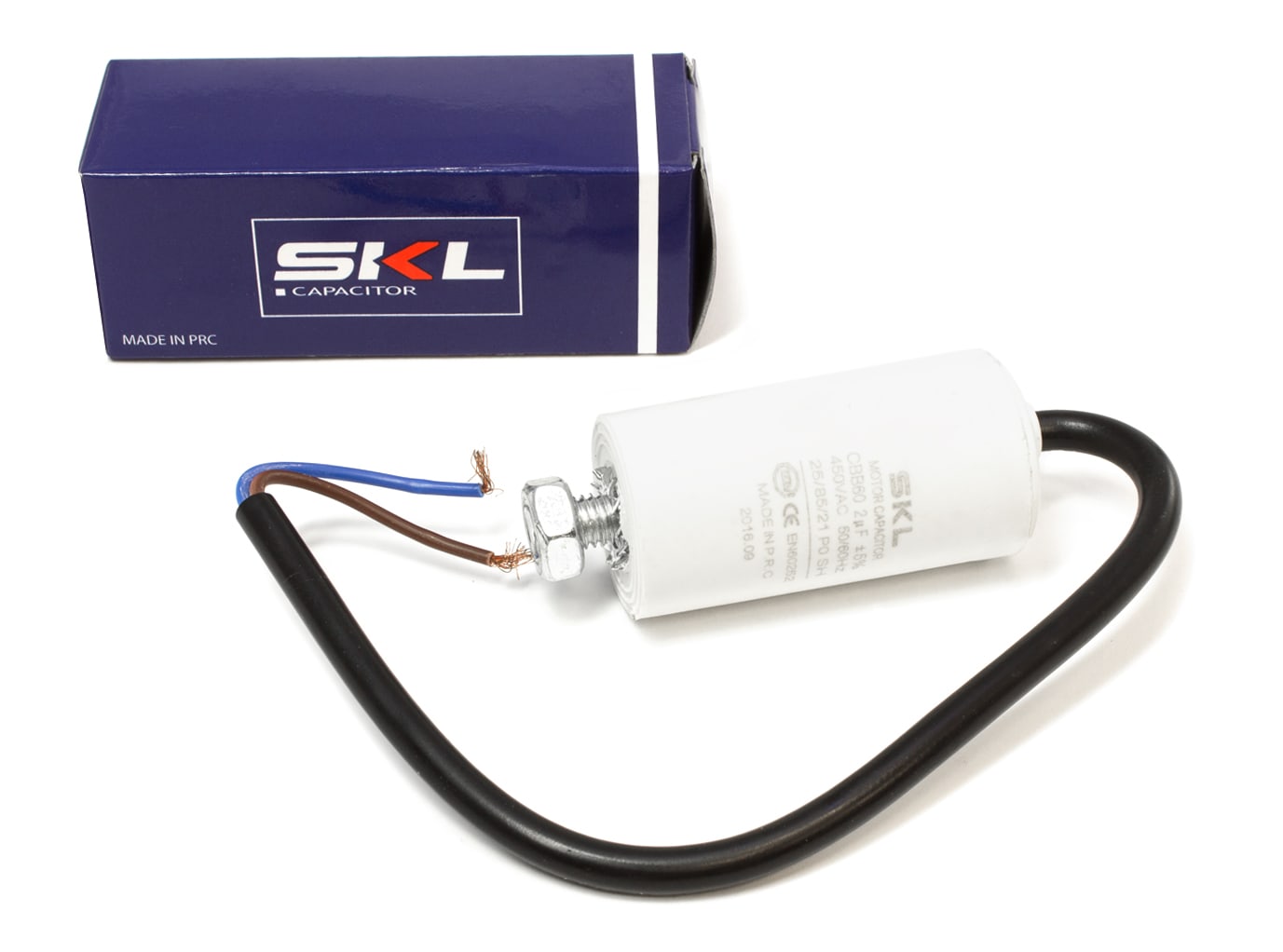 Capacitor 2µf + cable - skl - PiesaTa.ro