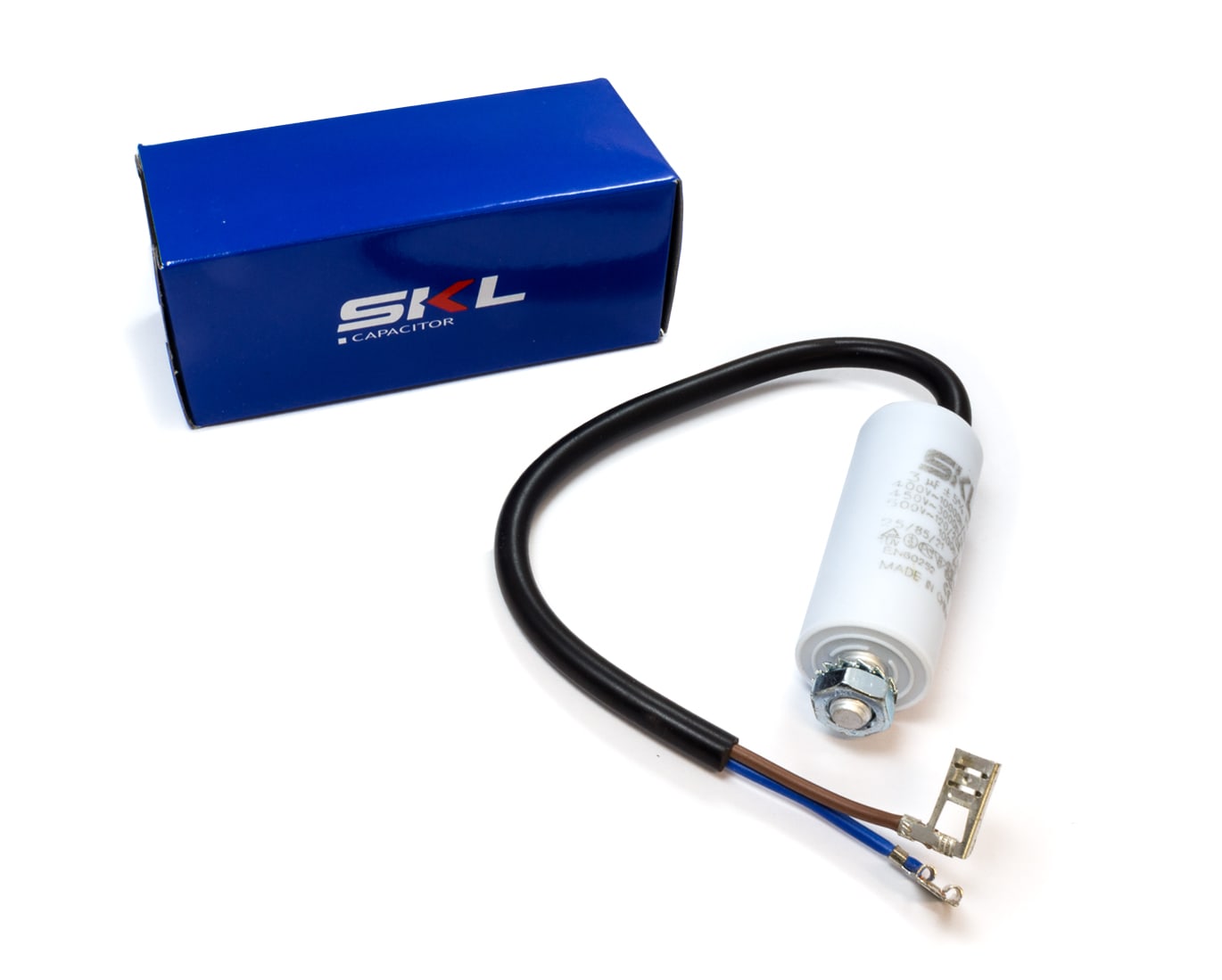 Capacitor 3µf + cable - skl - PiesaTa.ro